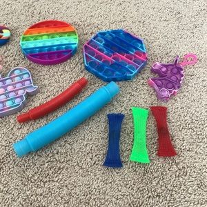 Fidget Toy | Toys | Fidget Variety Bundle Pop Its Snappers Tubes Mesh ...
